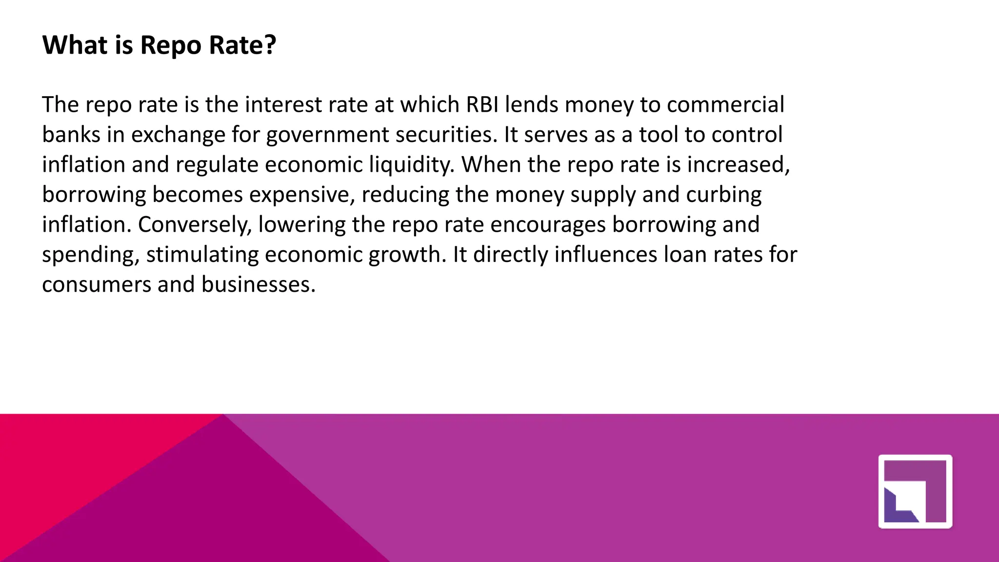 Understanding the Repo Rate and It's Meaning | PDF