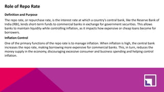 Understanding the Repo Rate and It's Meaning | PDF