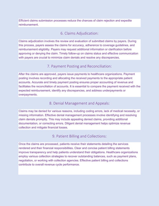 Understanding the Revenue Cycle Workflow Process in Healthcare.pdf ...