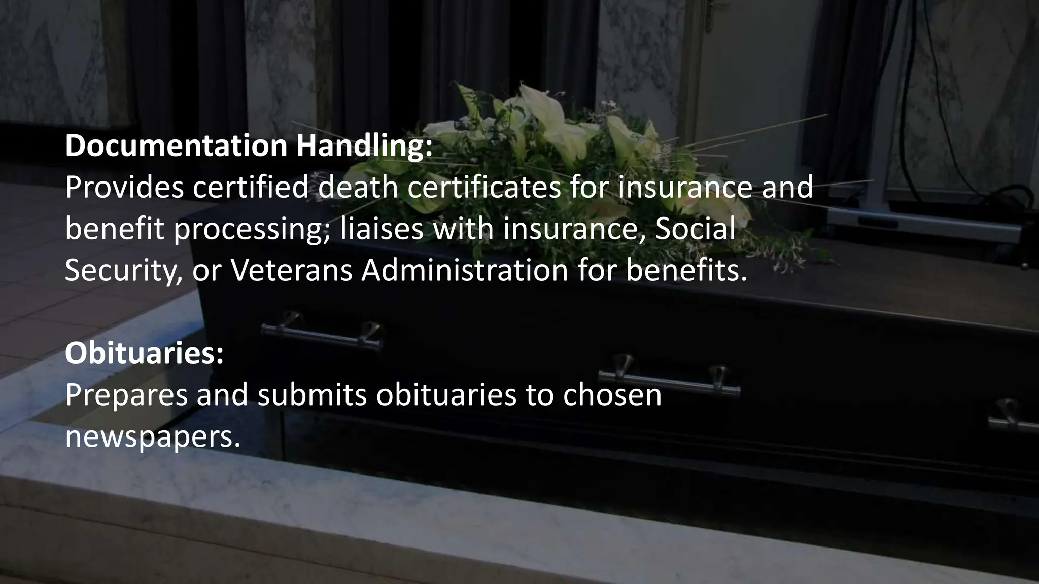 Understanding The Role Of A Funeral Director.ppt