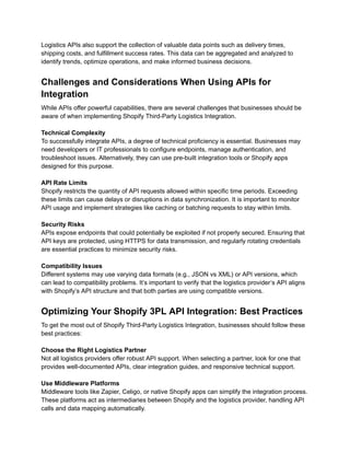 Understanding the Role of APIs in Shopify Third-Party Logistics Integration.pdf