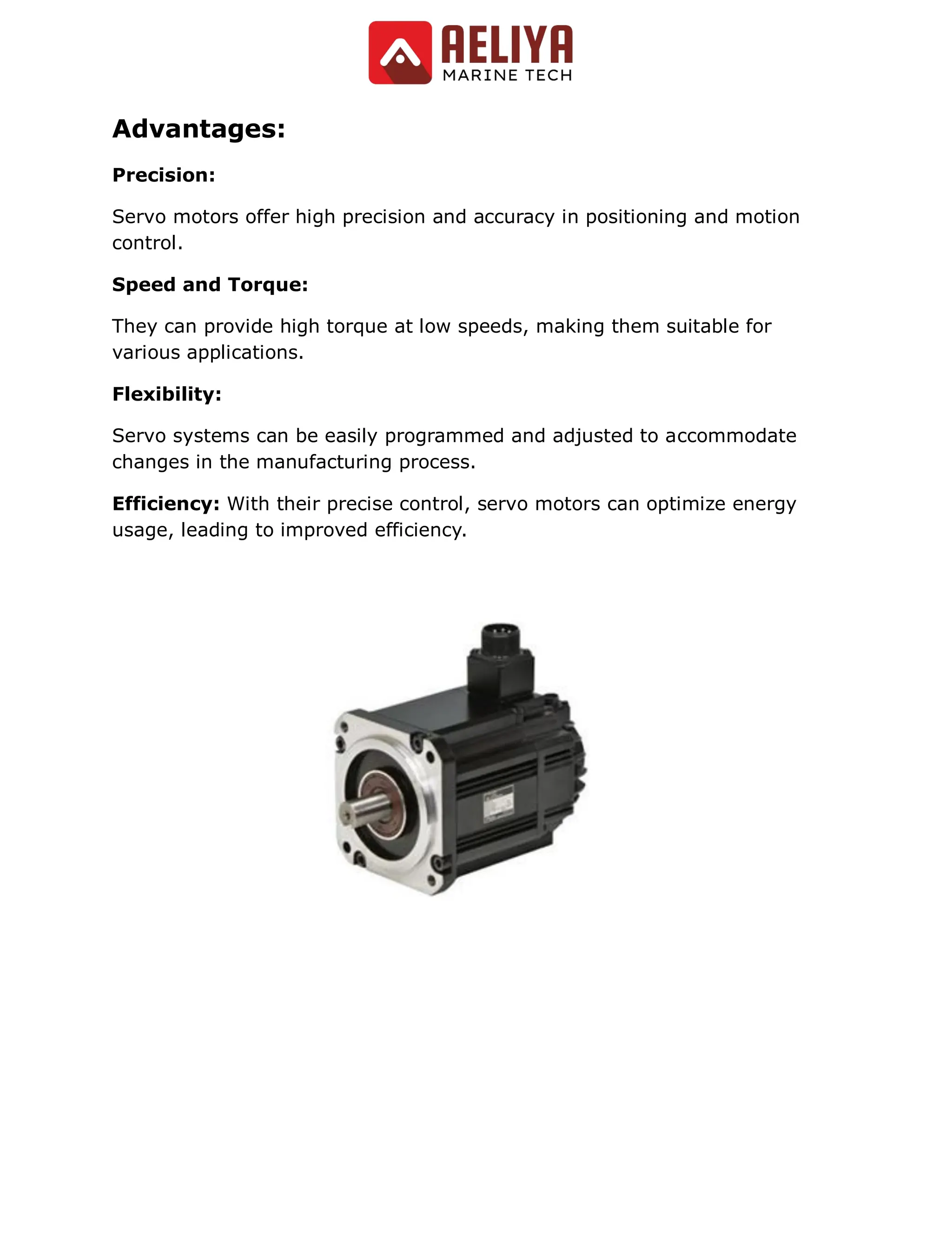 Understanding the Role of Servo Motors in Industrial Automation | PDF