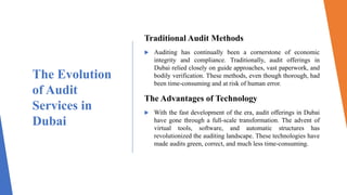 Understanding the Role of Technology in Modern Audit Services in Dubai ...