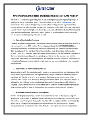 Understanding the Roles and Responsibilities of ISMS Auditor.docx