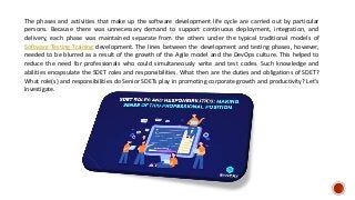 Understanding the Roles and Responsibilities of the SDET: A ...