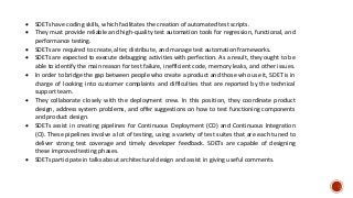 Understanding the Roles and Responsibilities of the SDET: A ...