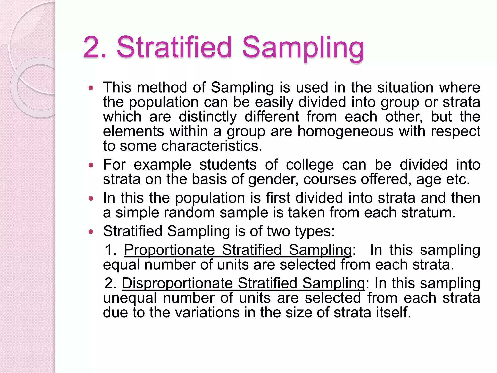 Understanding The Sampling Design (Part-II) | PPTX