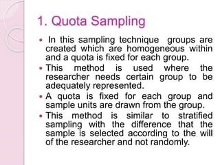 Understanding The Sampling Design (Part-II) | PPTX | Physics | Science
