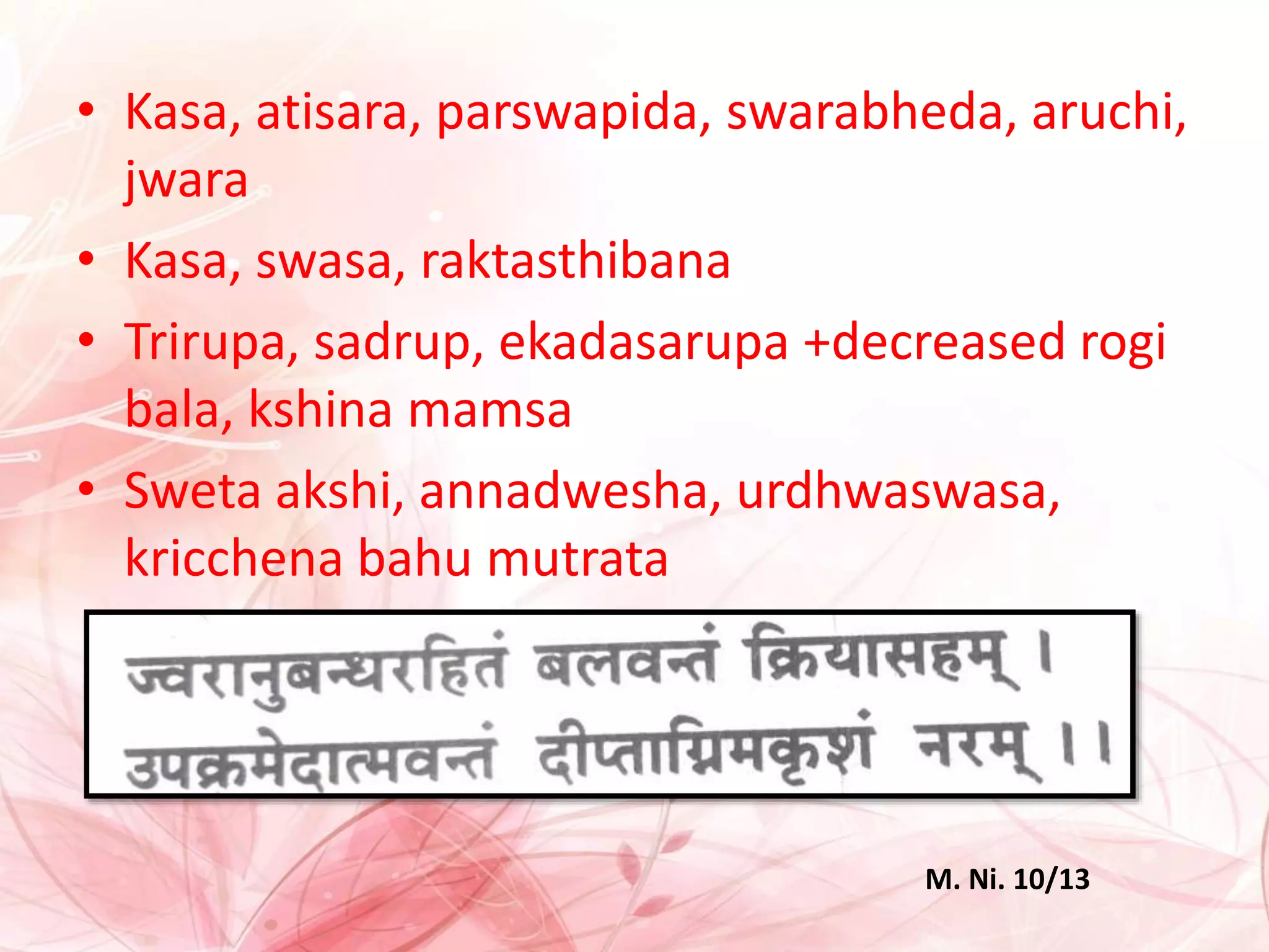 Understanding the samprapti of rajayakshma in contemporary context ...