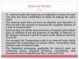 Understanding the Scales of Measurement | PPT