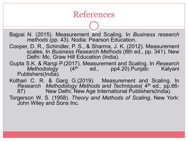 Understanding the Scales of Measurement | PPT
