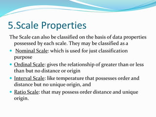 Understanding the Scaling in Research | PPT