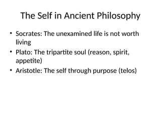 understanding the self powerpoint pres.. | PPTX