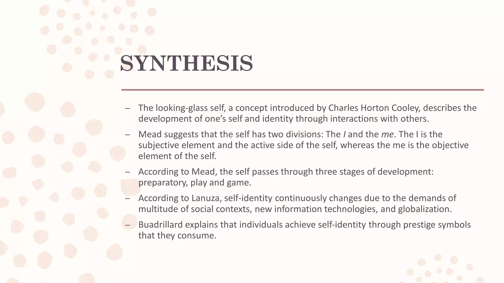 Understanding the Self - Topics 1-4 | PDF