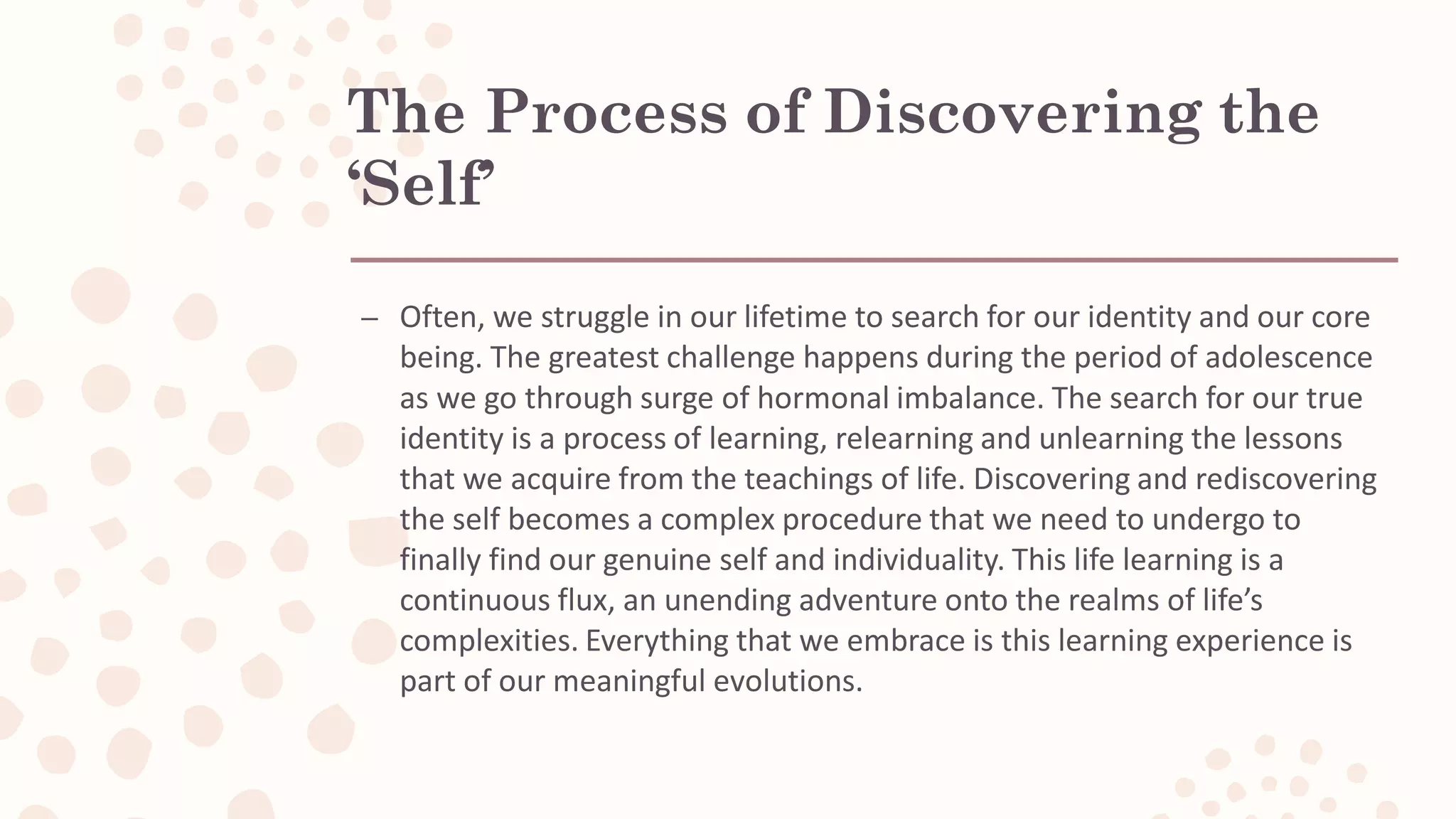 Understanding the Self - Topics 1-4 | PDF