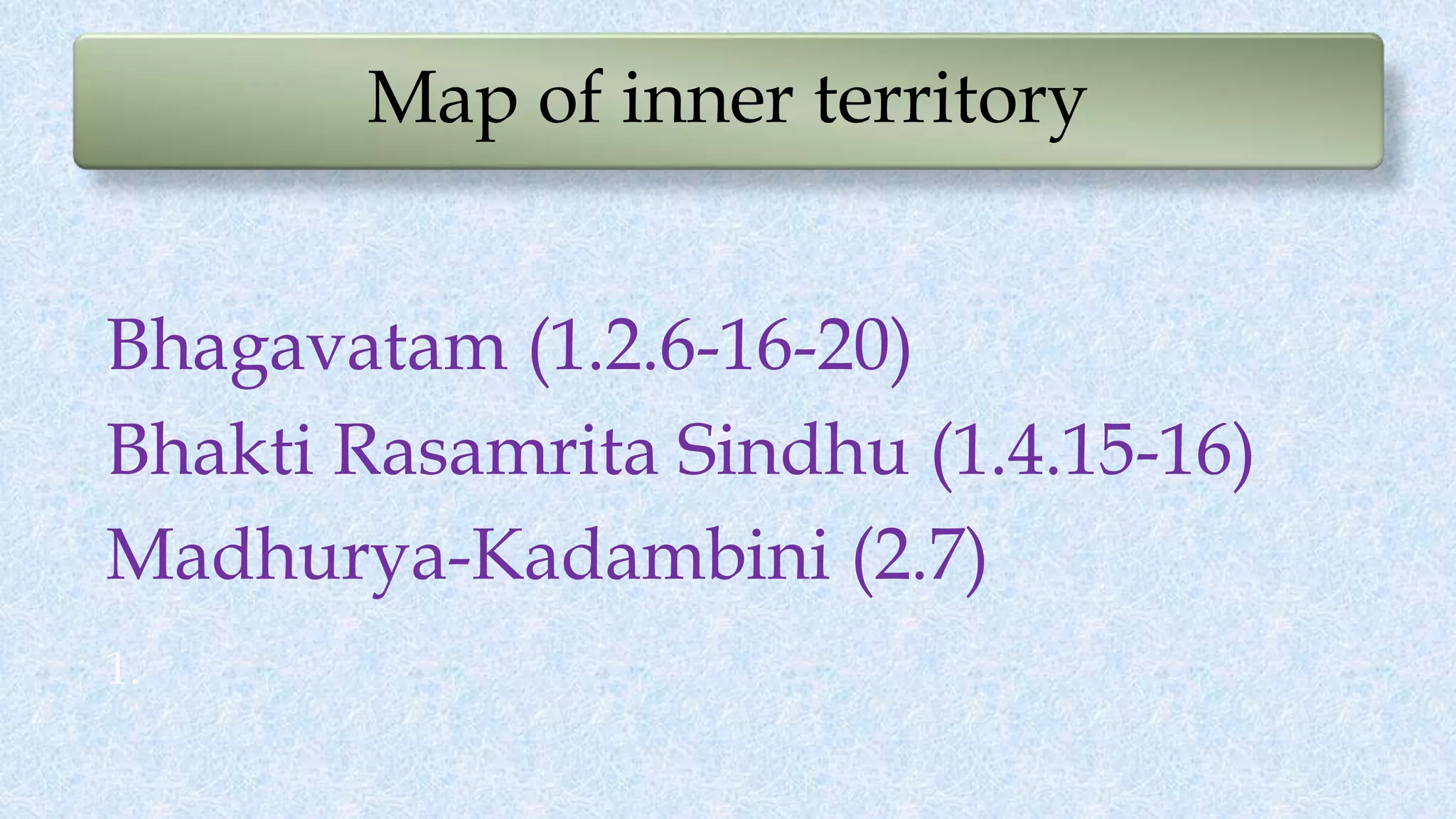 Understanding the six stages of inner purification or anartha nivrutti ...