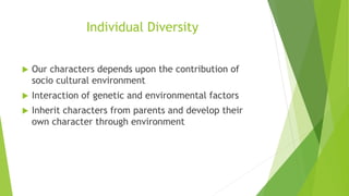 Understanding the social diversity | PPTX