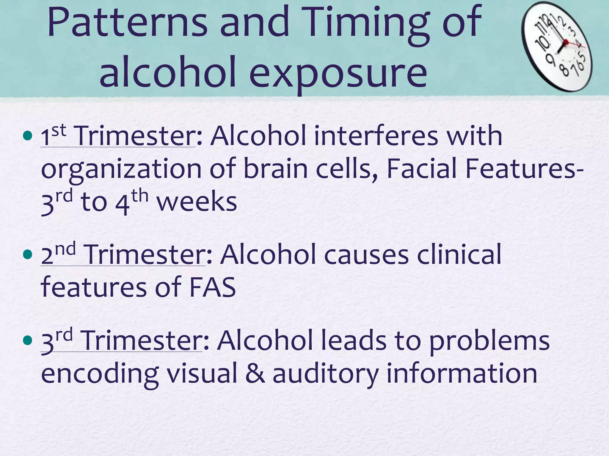Understanding the spectrum of prenatal alcohol exposure part 2 | PPTX
