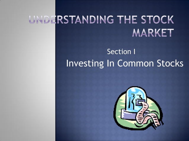 Understanding the stock market | PDF | Stocks and Bonds | Personal ...
