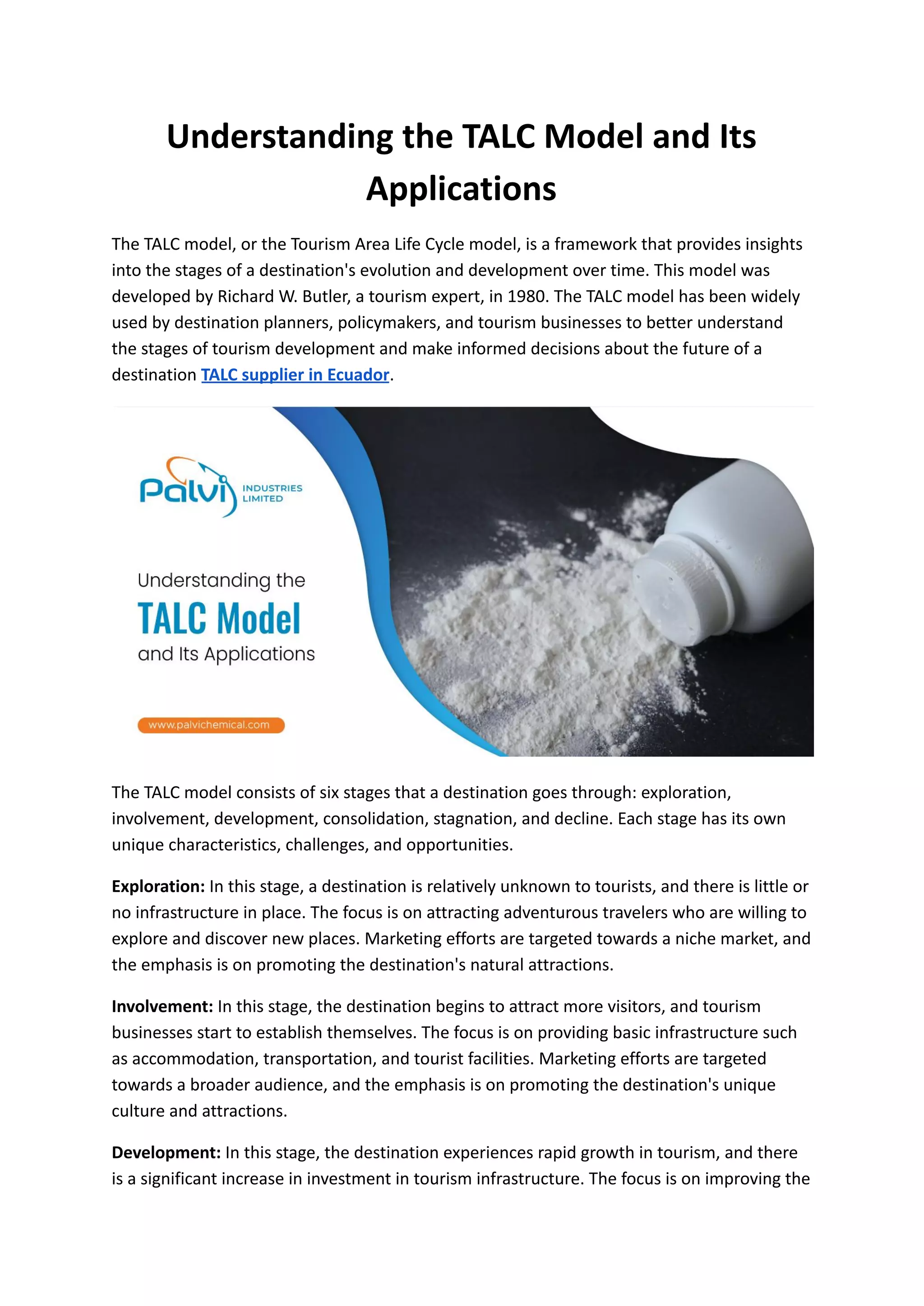 Understanding the TALC Model and Its Applications | PDF