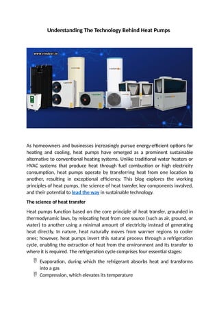 Understanding The Technology Behind Heat Pumps | PPTX
