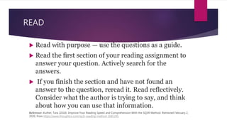 UNDERSTANDING THE TEXT FEATURES IN NON-FICTION AND SQ3R | PPT