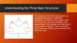 Understanding the Three Basic Structures | PPSX | Programming Languages | Computing