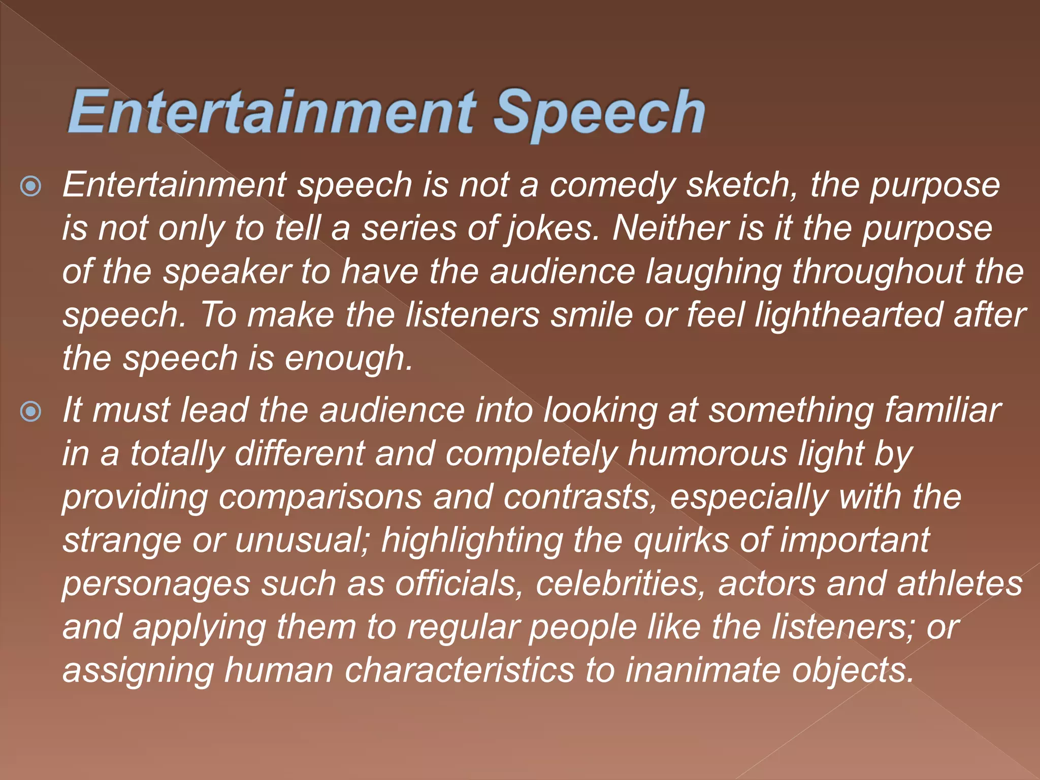 Understanding the Types of speech | PPTX