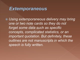 Understanding the Types of speech | PPTX