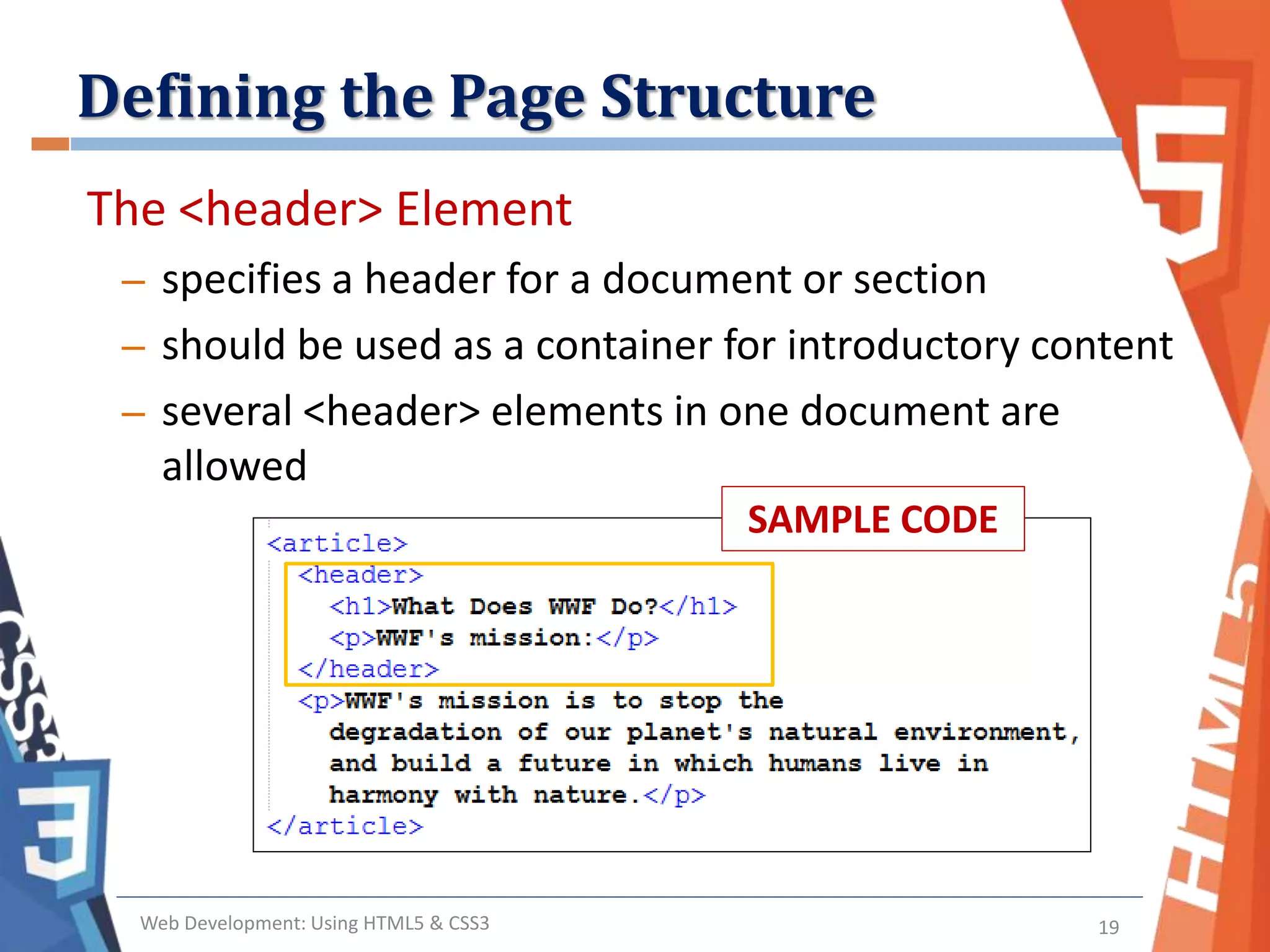 Understanding the Web Page Layout | PPTX