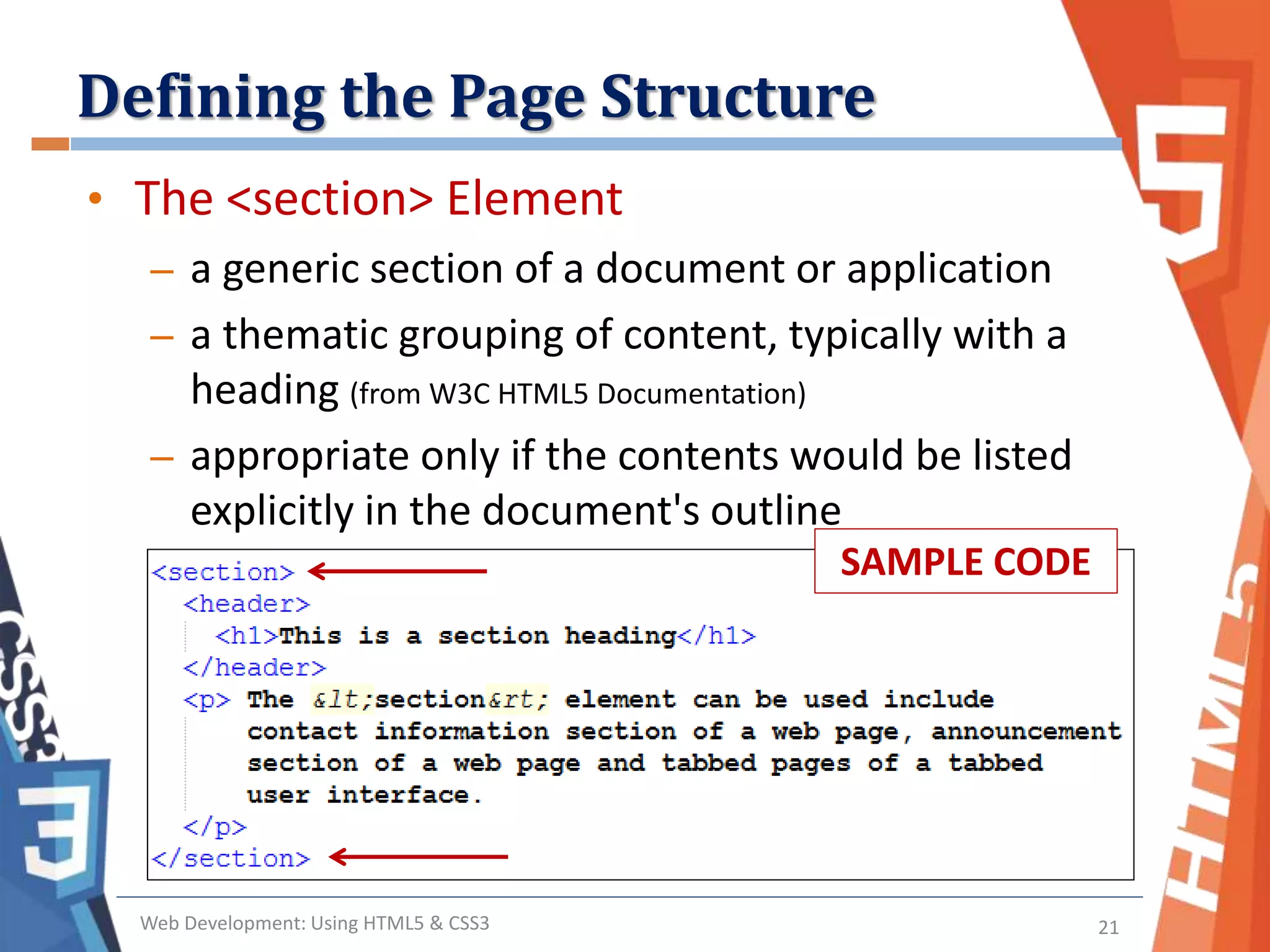 Understanding the Web Page Layout | PPTX