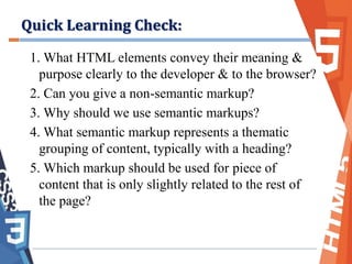 Understanding the Web Page Layout | PPTX