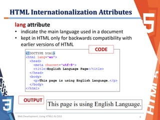 Understanding the Web Page Layout | PPTX