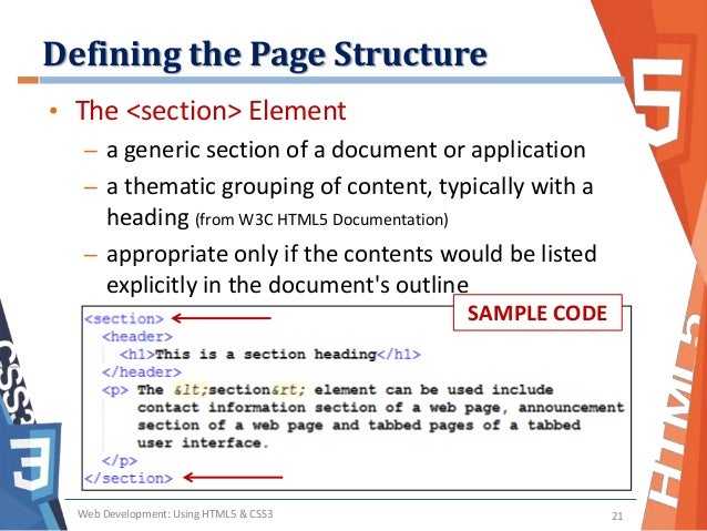 Understanding the Web Page Layout