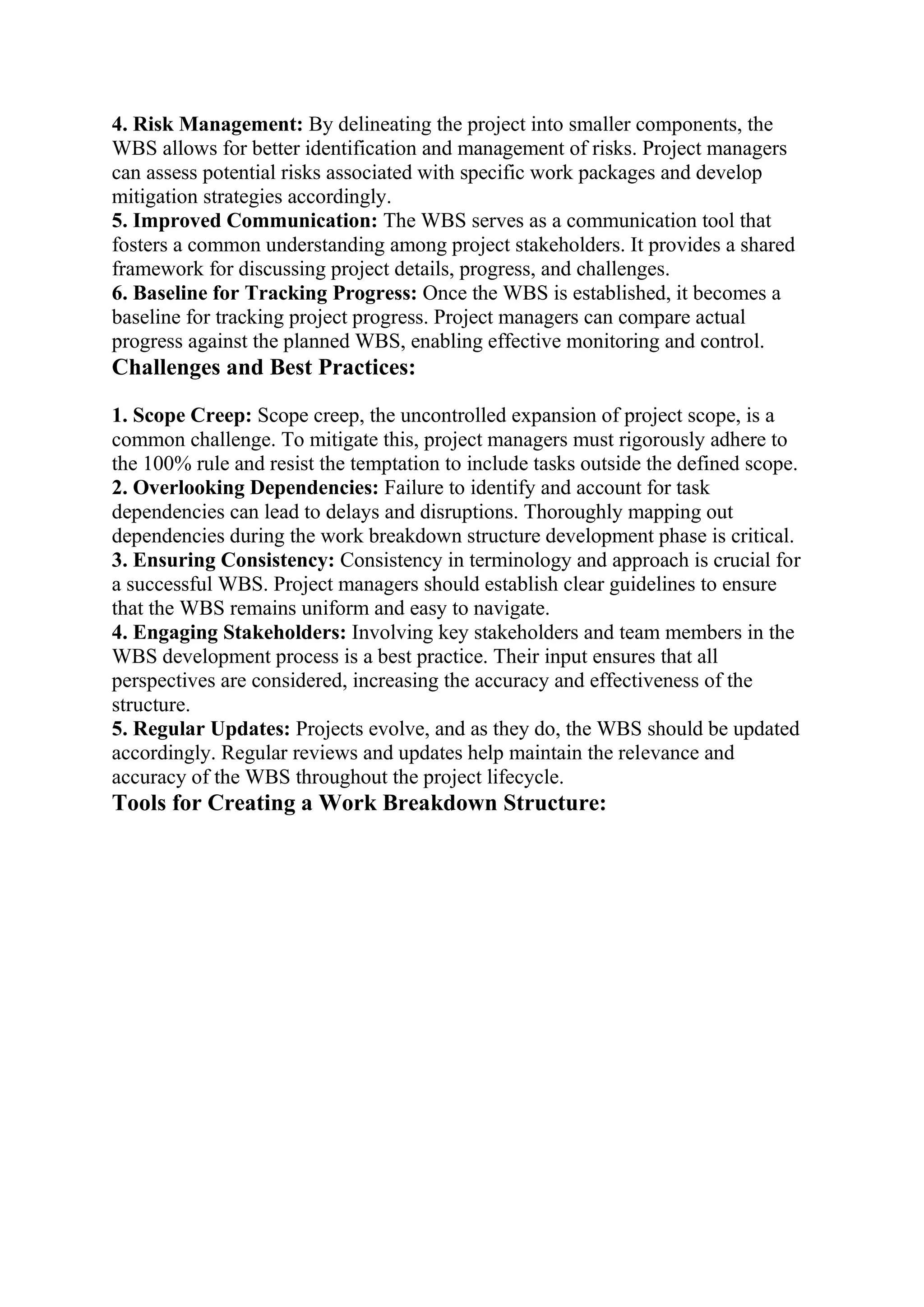 Understanding the Work Breakdown Structure.pdf | Business | Business and Finance