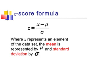 Understanding the z score | PPT