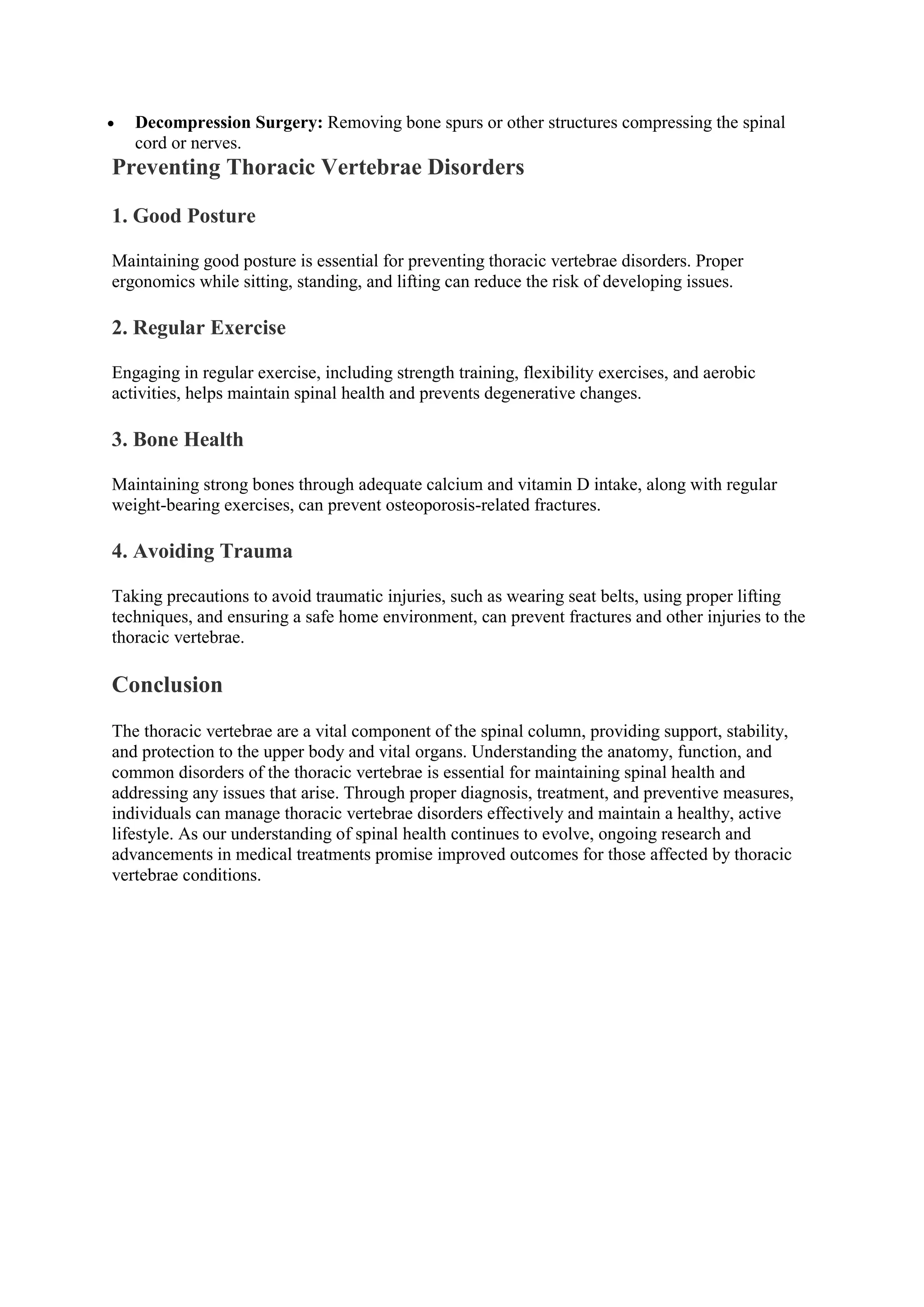 Thoracic Vertebrae: Anatomy, Function, and Common Disorders | The ...