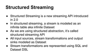 Understanding time in structured streaming | PPT