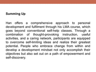 Understanding Tim Han Life Mastery Achievers (LMA ) Course Reviews.pptx