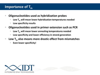 Understanding Melting Temperature (Tm) | PPTX