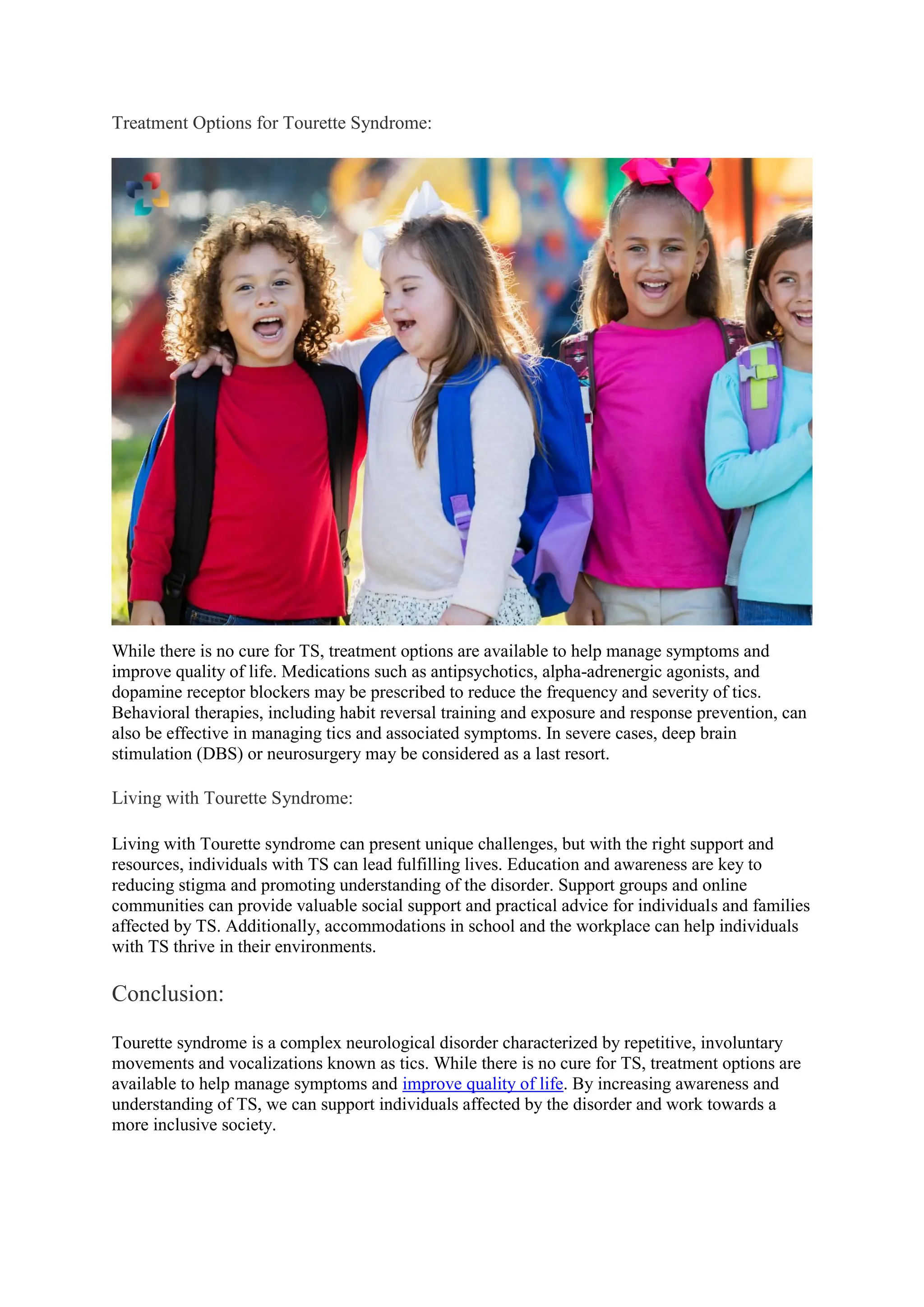 Understanding Tourette Syndrome: Causes, Symptoms, and Treatment ...