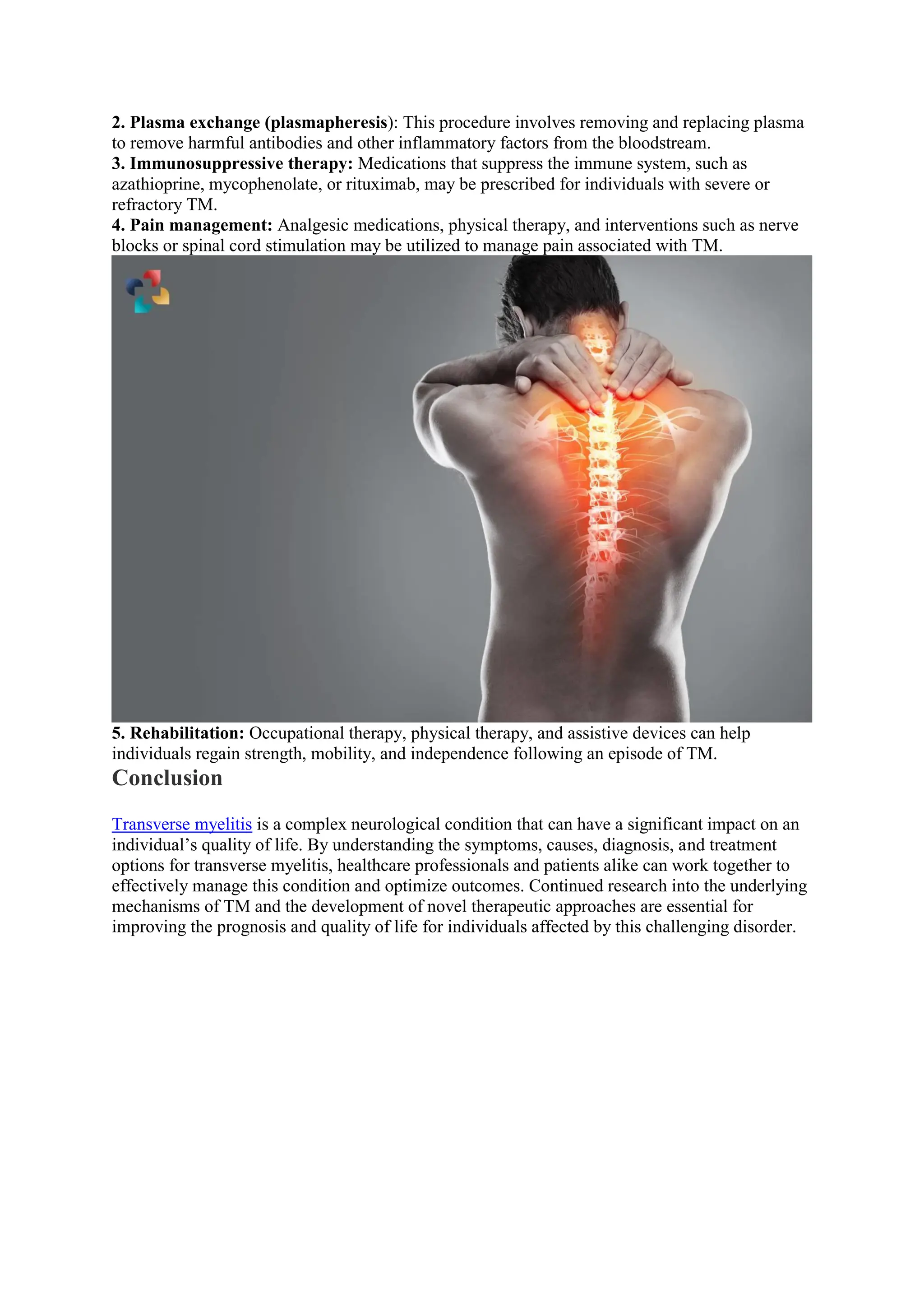Transverse Myelitis: Symptoms, Causes, Diagnosis, and Treatment Options ...