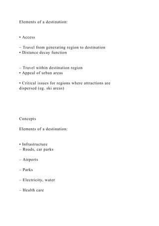Understanding Travel and Tourism Lecture 6 Tourism A.docx