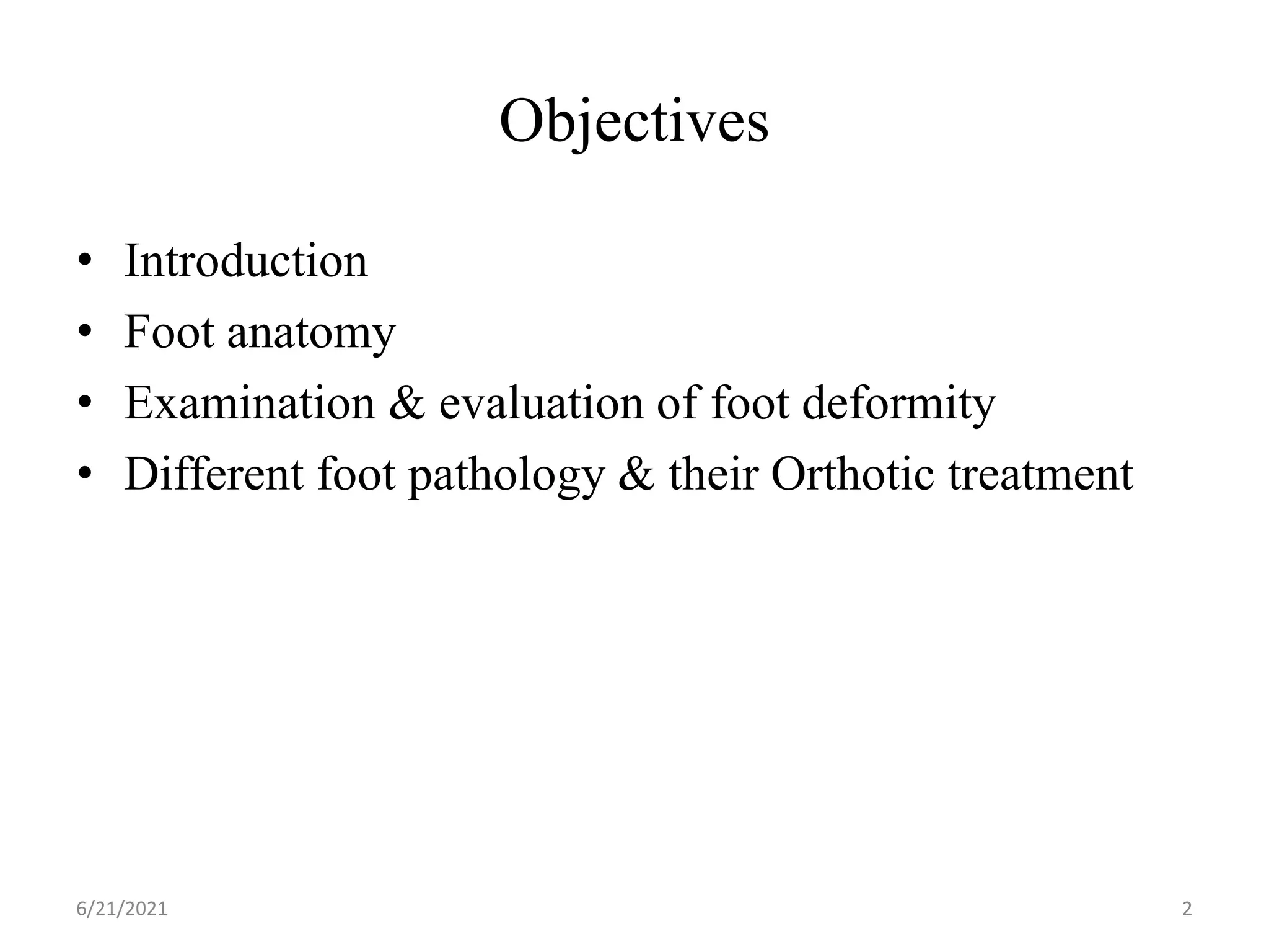 Understanding & treating common foot pathology | PPTX