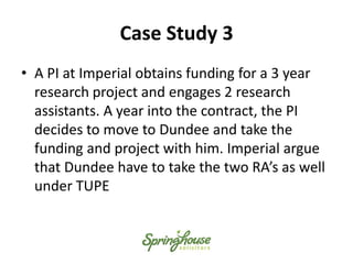 Understanding TUPE | PPTX