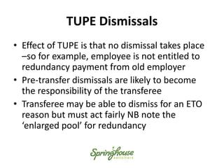 Understanding TUPE | PPTX