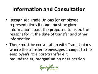 Understanding TUPE | PPTX