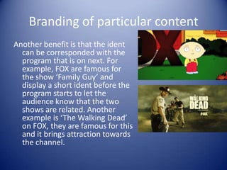 Understanding TV Idents | PPT