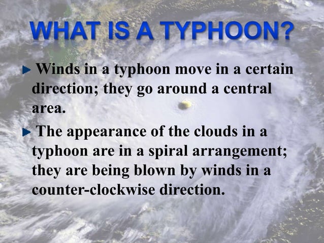 Understanding Typhoon | PPTX | Geography | Science