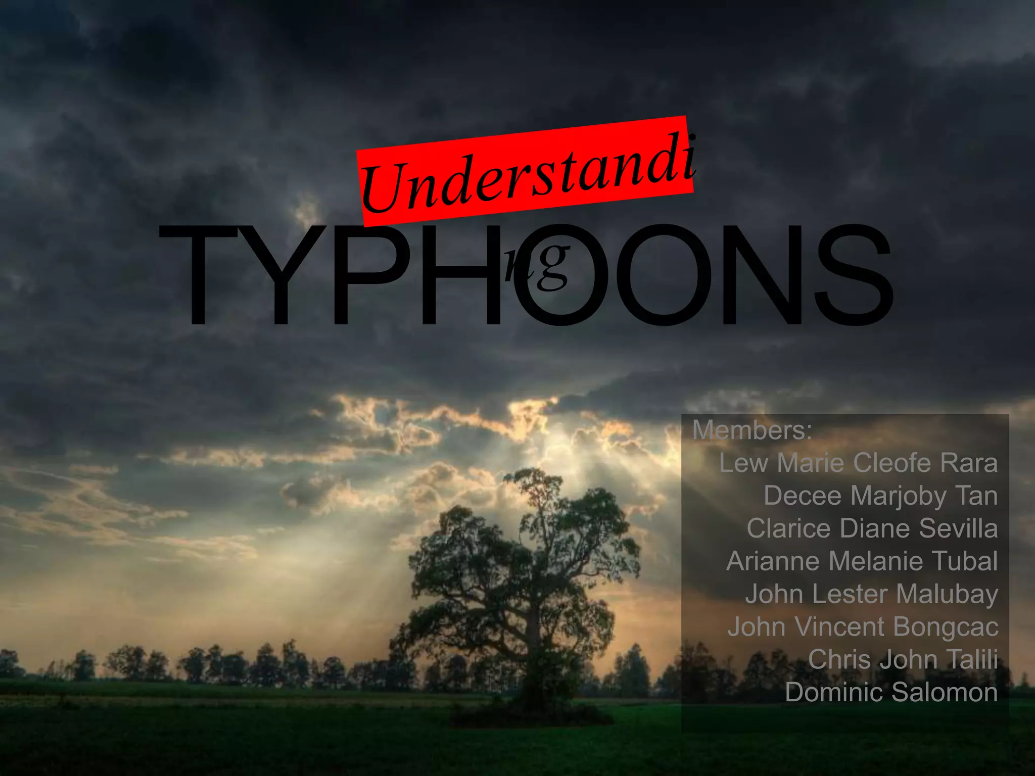 Understanding typhoons | PDF